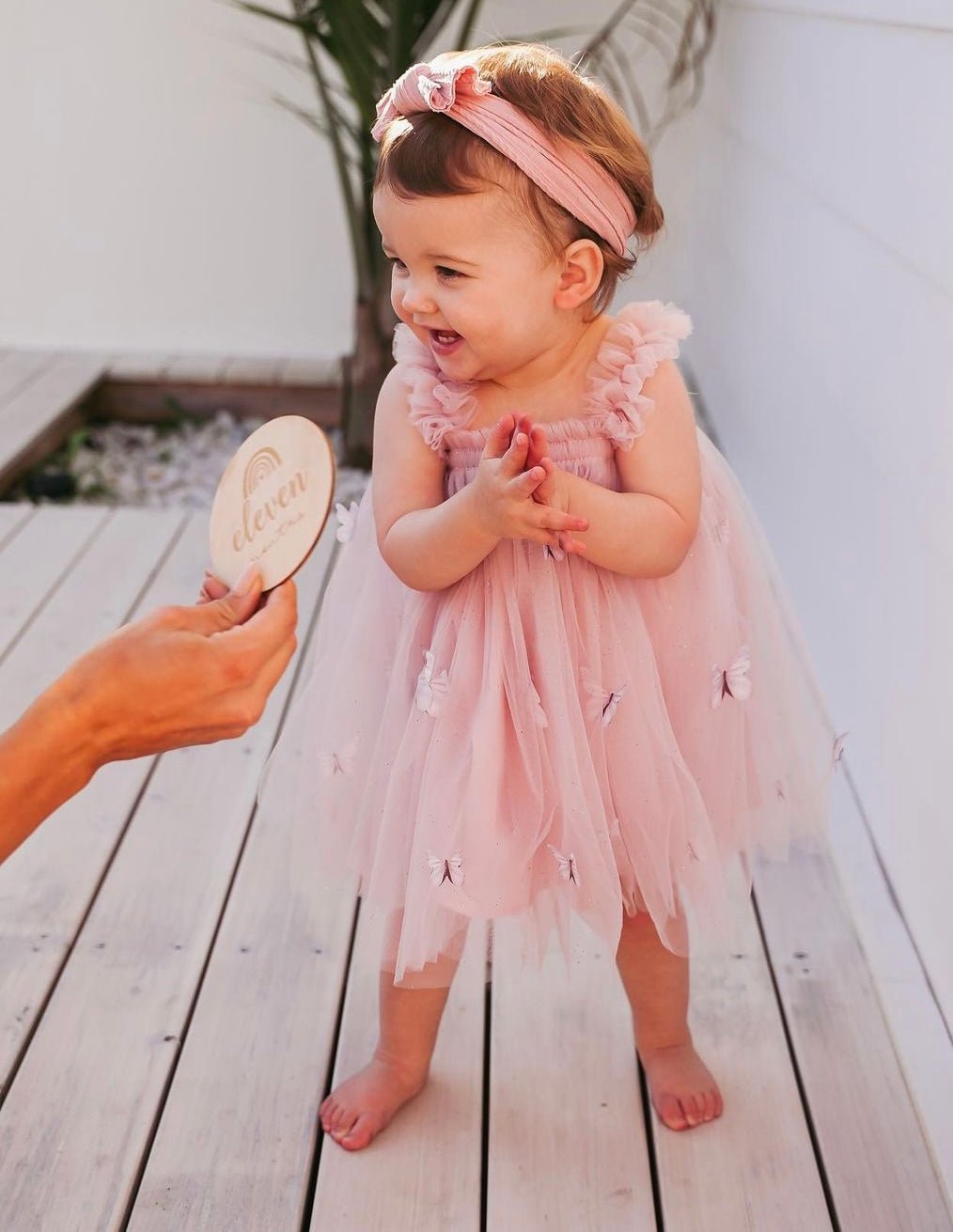Whimsical Butterfly Cake Smash First Birthday Tulle Tulle Dress - Dust ...